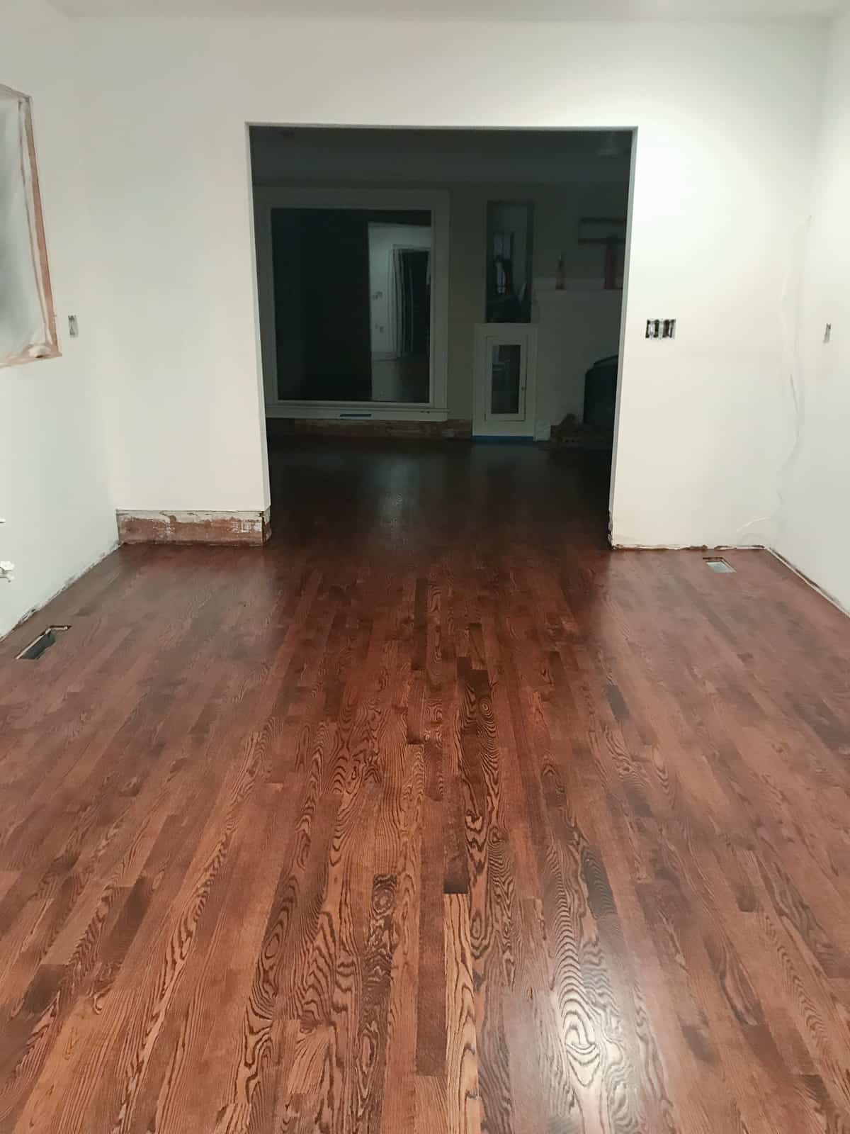Red Oak Floor Stains - Photo Guide