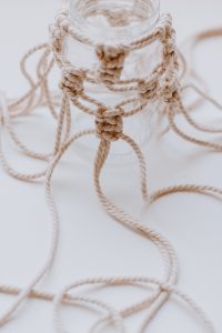 How To Create Pretty Macrame Mason Jars
