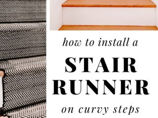How To Install A Stair Runner With Rods: 6 Easy Steps - Decor Hint