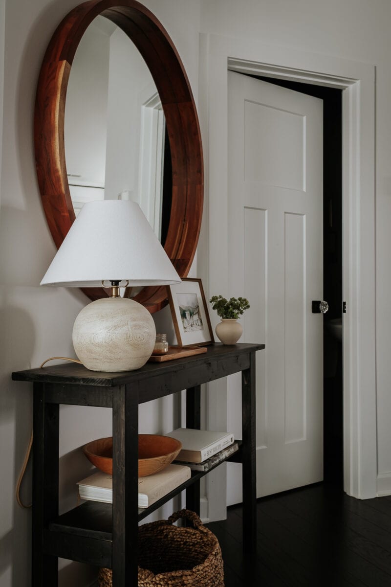 Simple And Inexpensive DIY Entry Table Tutorial