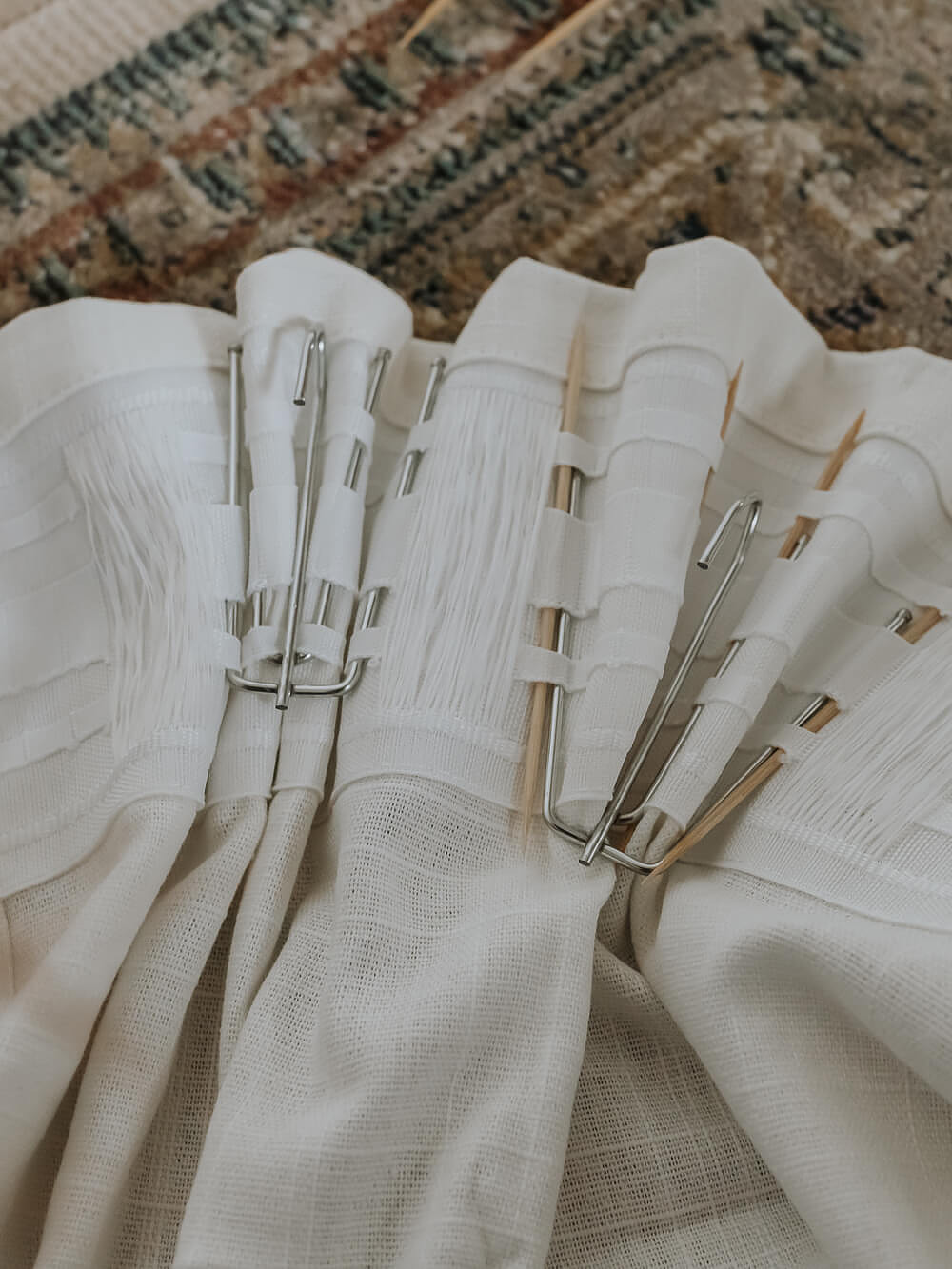 How To Pinch Pleat IKEA Curtains - DecorHint