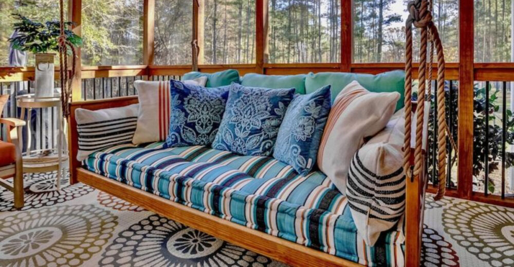 6 North Carolina Porch Swings That Outshine The Furniture Inside