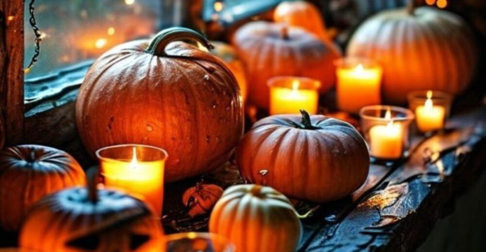 Historic Row Houses In Pennsylvania That Glow With Halloween Window Magic