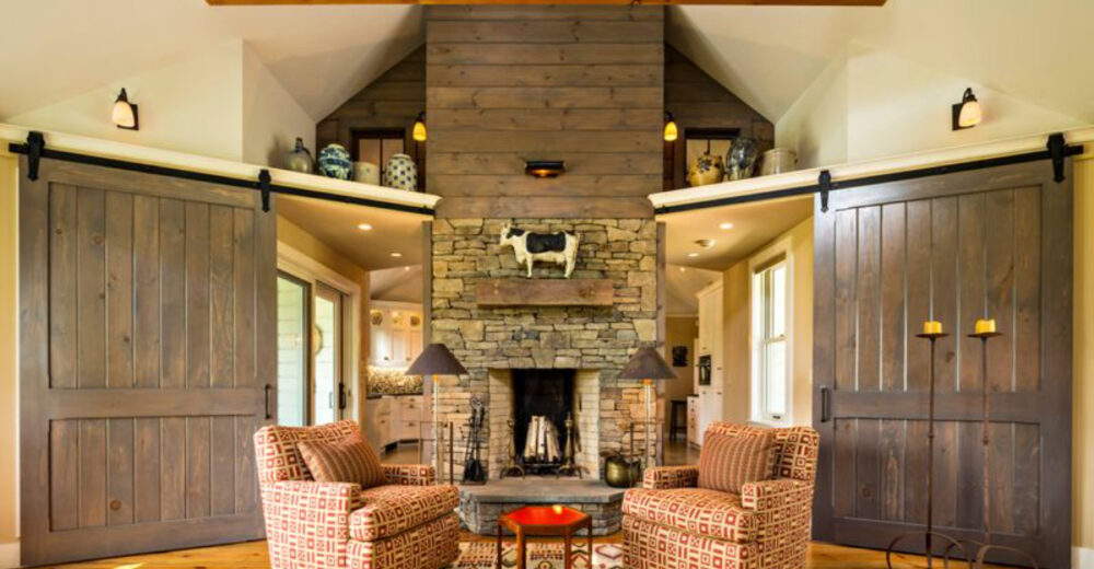 Rustic Barn Doors In Idaho With Perfectly Smooth Tracks
