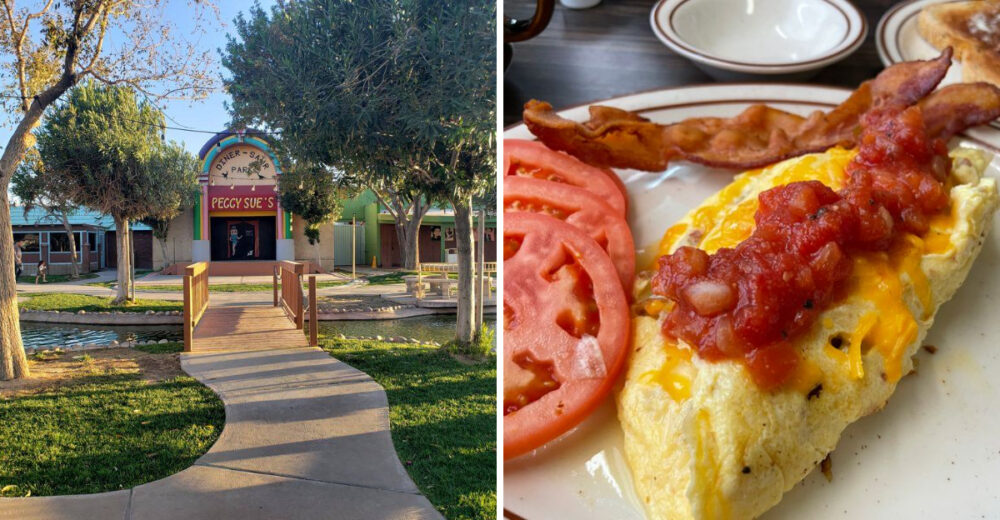 This California Route 66 Diner Serves The John Wayne Omelette With A ...