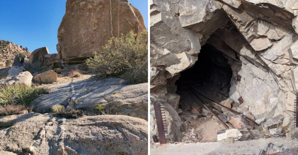 This California Desert Trail Reveals An Abandoned Gold Mine Frozen In ...