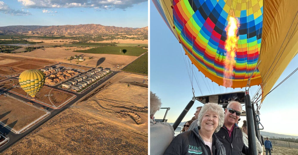 This Spring Hot Air Balloon Experience Lets You Float Over California's ...