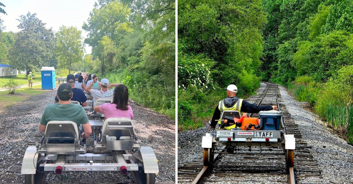 This Georgia Rail-Bike Ride Lets You Cycle An Old Railway Line Through ...